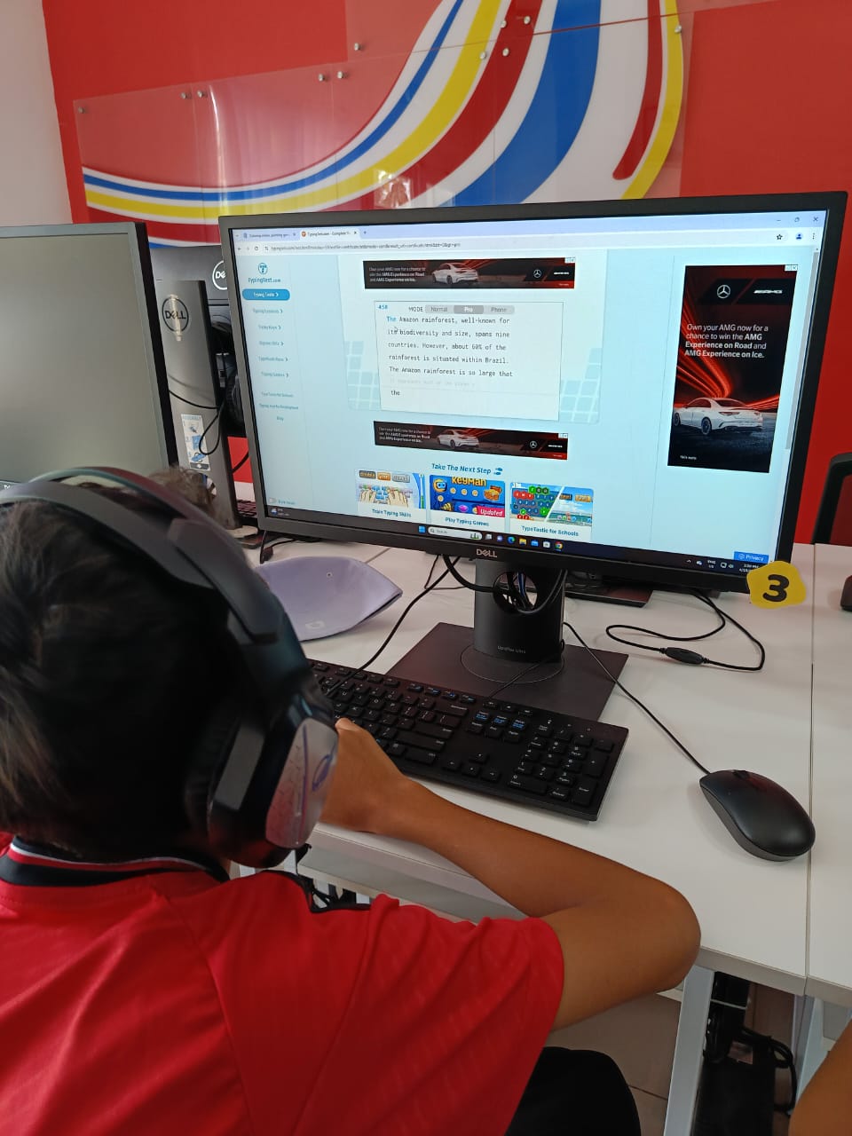 ICT : Typing Test – NADI Taman SB Perdana